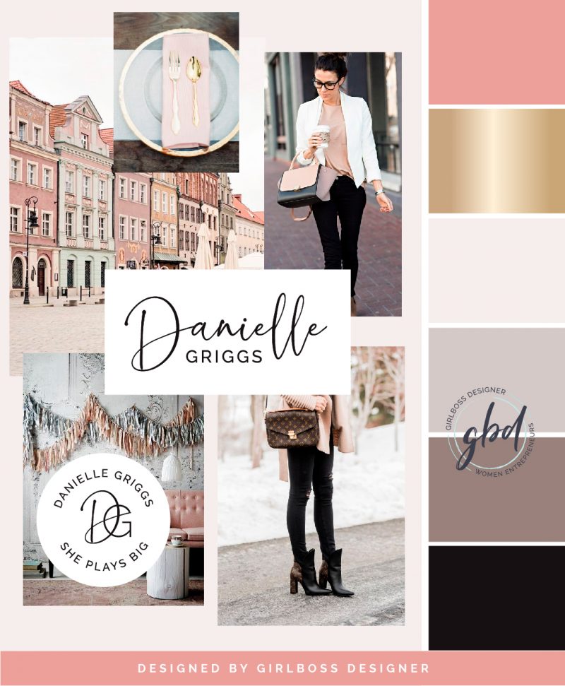 Blush and Brown Branding for Rodan + Fields Leader - Danielle Griggs ...