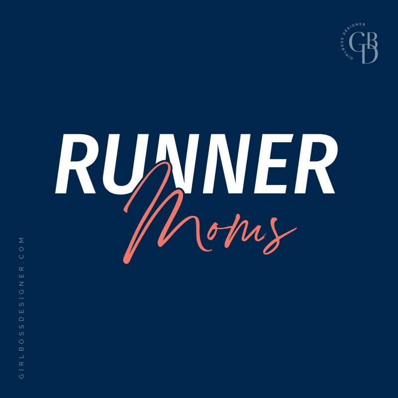 Blue & Coral Athletic-Inspired Community for Every Running Mamas ...