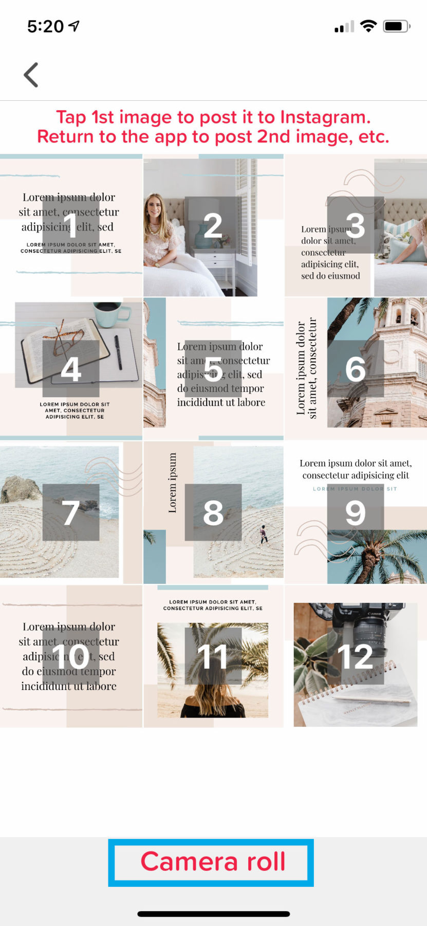 How to Create an Instagram Puzzle Grid with Canva - In Flow Design Co.