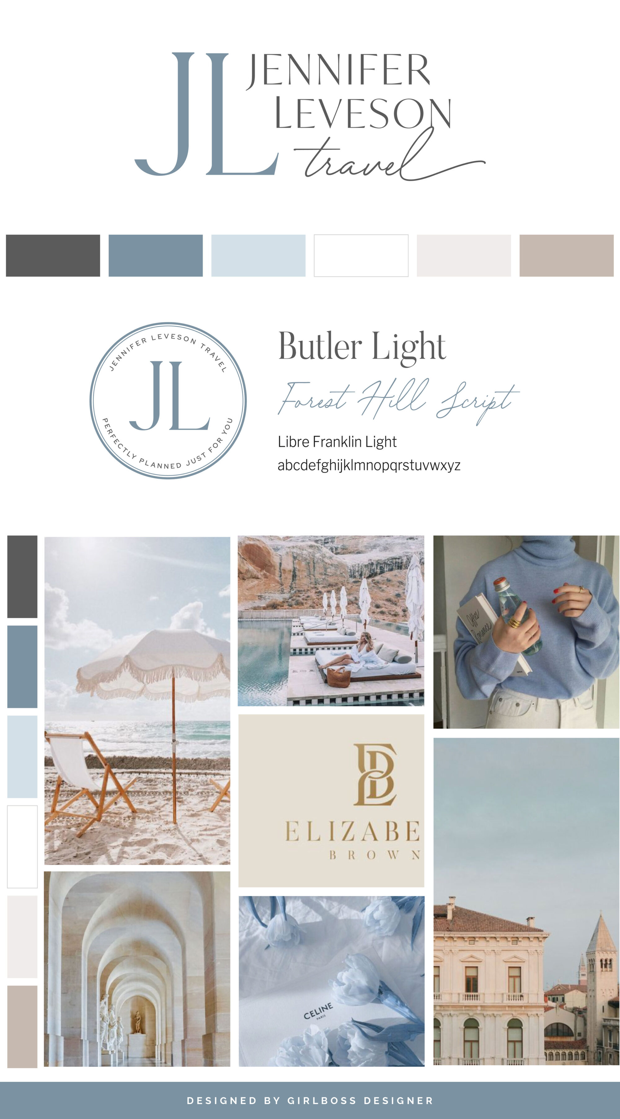 Classic, Sophisticated, Light and Airy with Soft Blue and Neutral ...