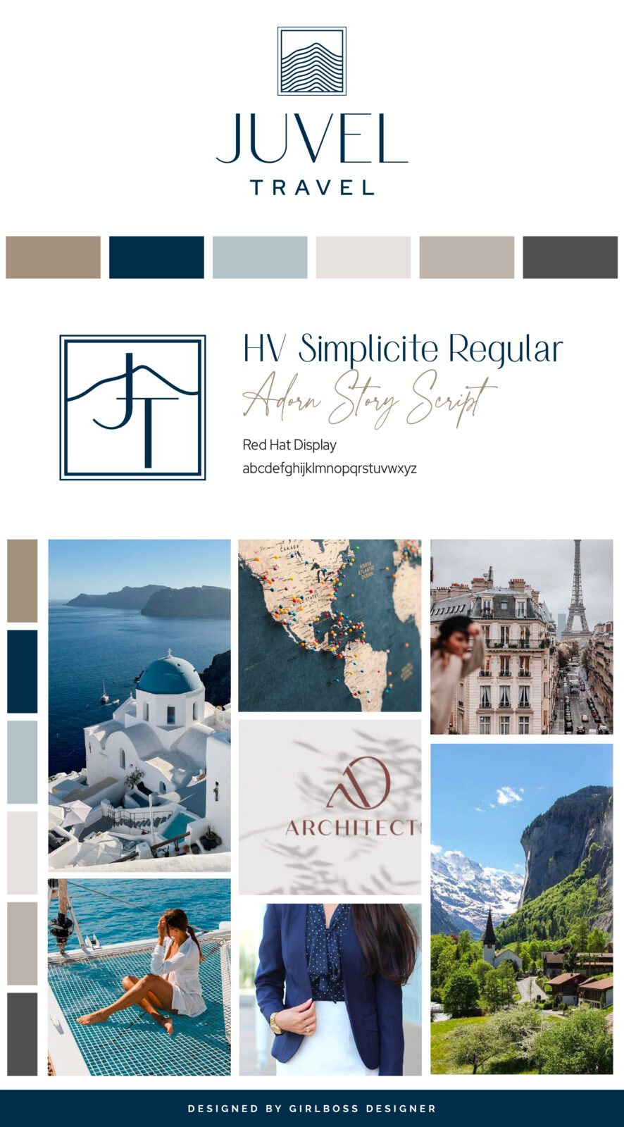 Timeless and Sophisticated Shades of Blue and Cool Neutral Branding for ...