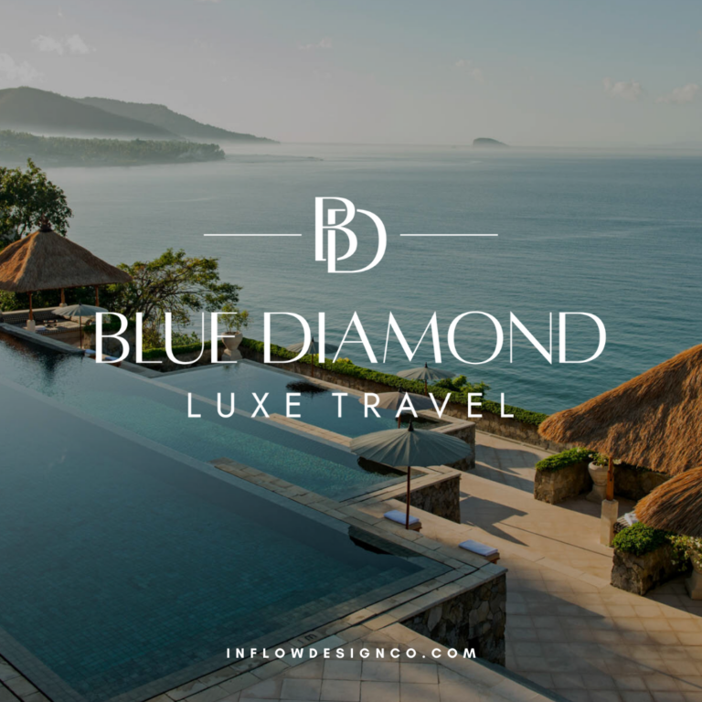 Modern and Luxurious Shades of Blue, Gold, and Cool Neutral Branding ...