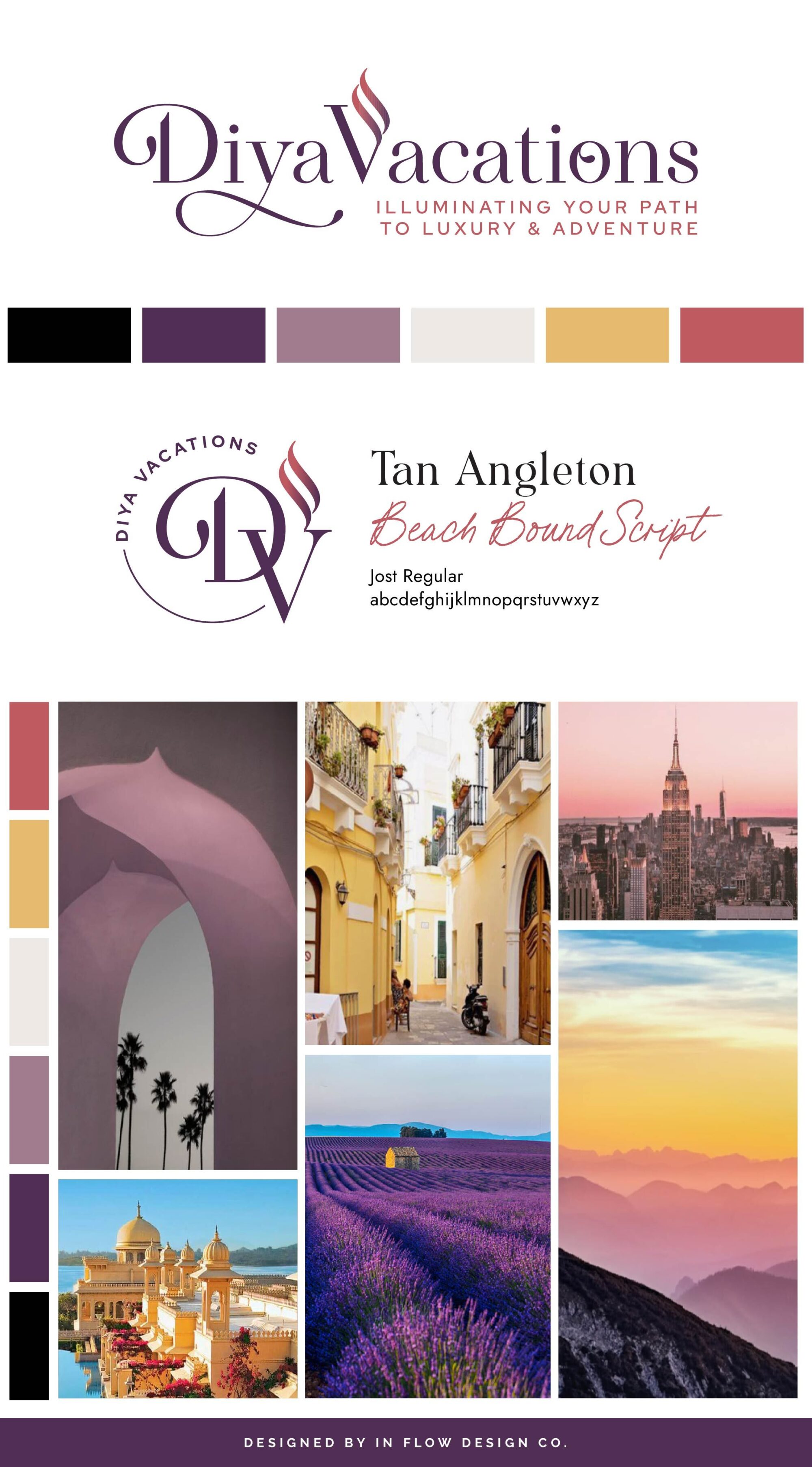 Luxurious and Bold Shades of Purple, Gold, Coral, and Classic Neutrals ...